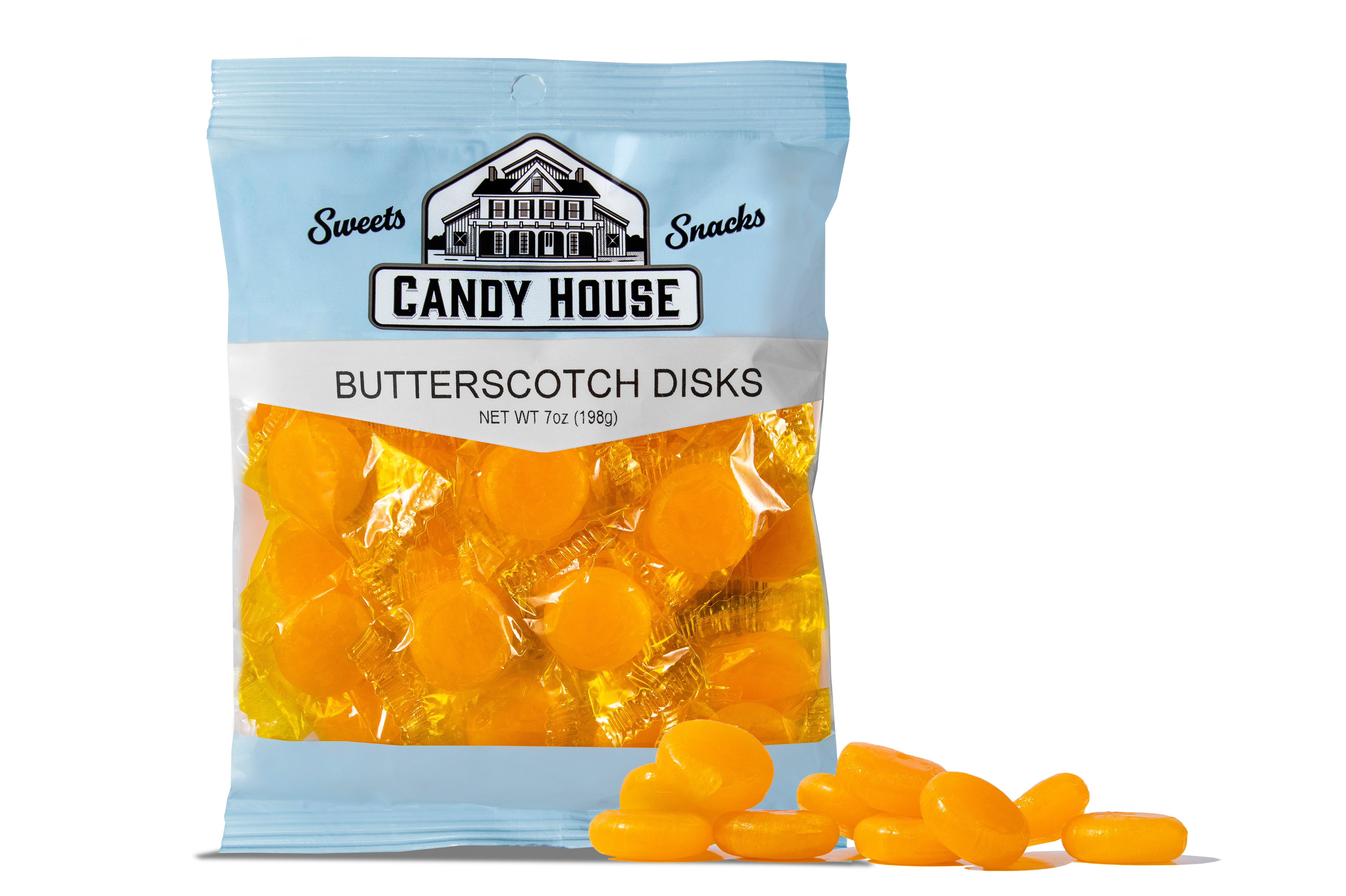 Butterscotch Disks (7oz) – Doscher's Candy Co.