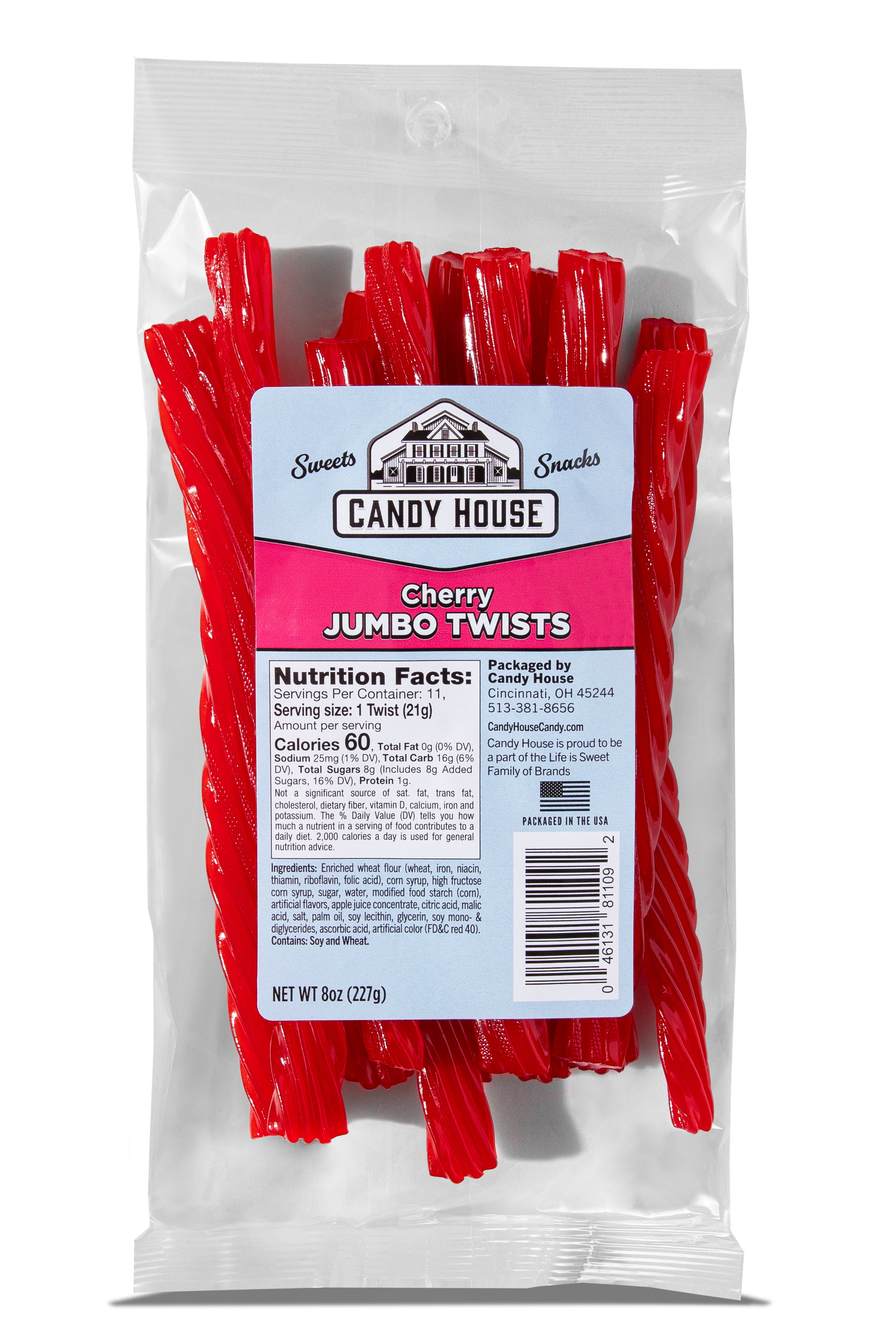 Cherry Licorice Twists – Doscher's Candy Co.