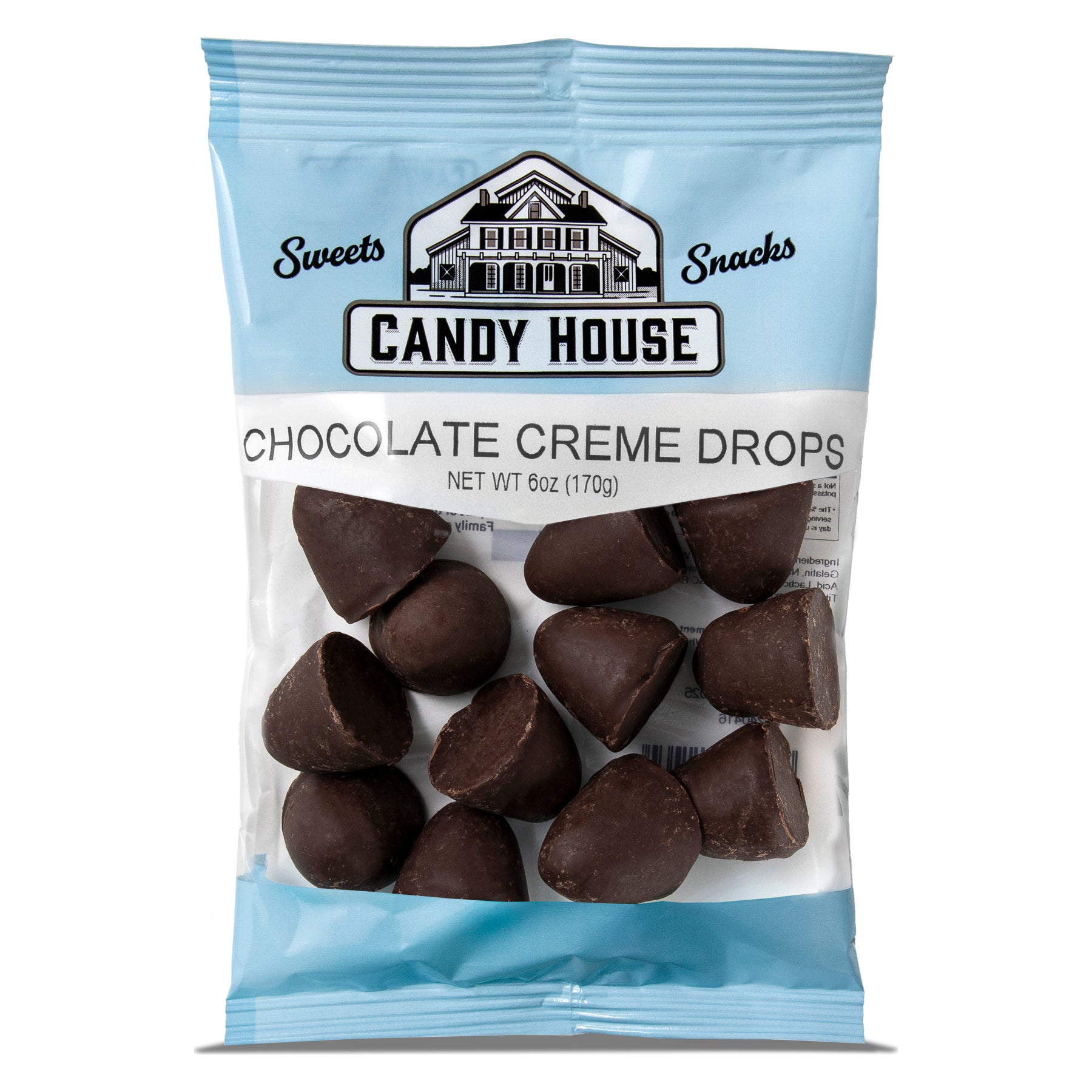 Chocolate Creme Drops (6oz) – Doscher's Candy Co.