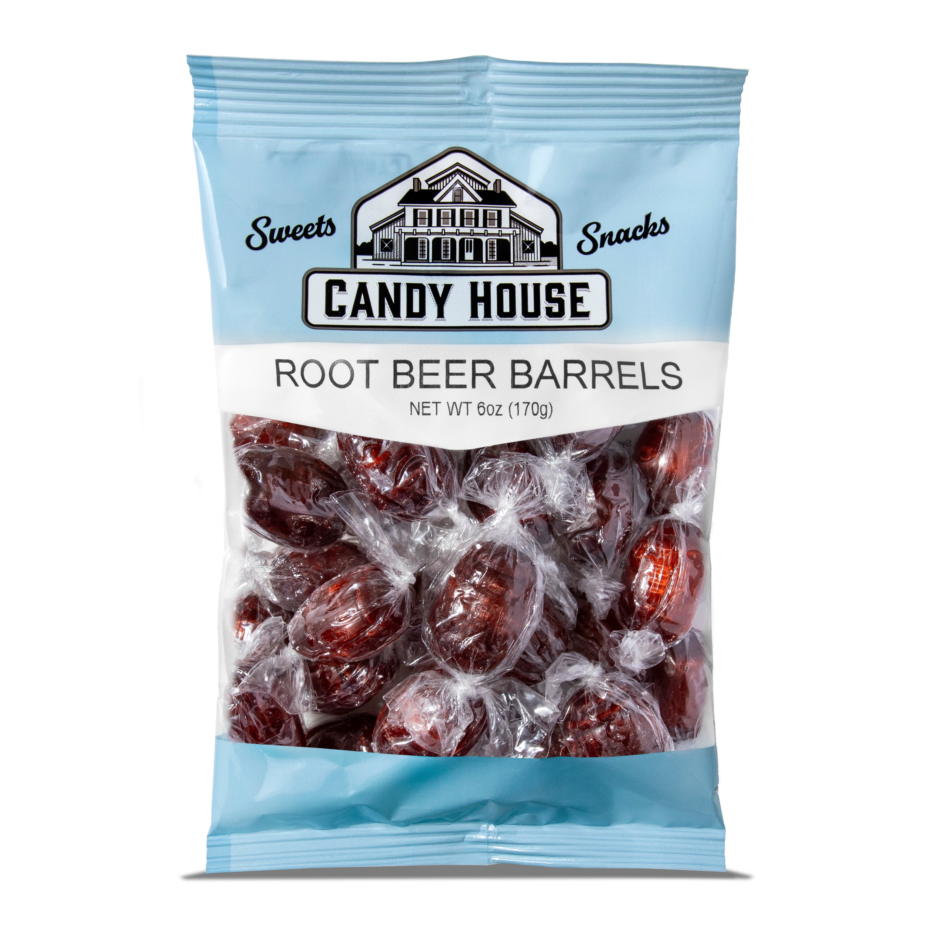 Root Beer Barrels (6oz) – Doscher's Candy Co.